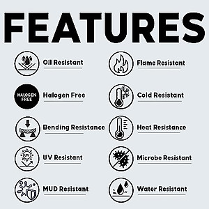 BEST CONNECTIONS 14 Gauge Automotive Primary Wire (50ft Each – 7 Color Bundle Set)– Durable Primary/Remote, Power/Ground Electrical Wire for Trailer, Car Audio, Lighting Circuits– 350ft Total