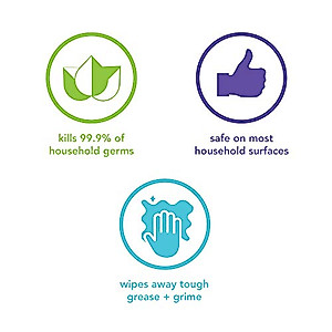 Method Antibacterial All-Purpose Cleaner Spray, Bamboo, Kills 99.9% of Household Germs, 28 Fl Oz (Pack of 4)