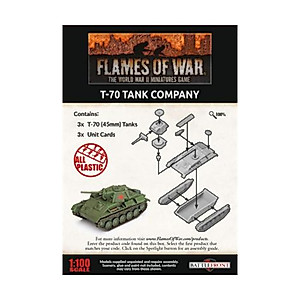 Flames of War Late War: Soviet T-70 Tank Company (SBX68)