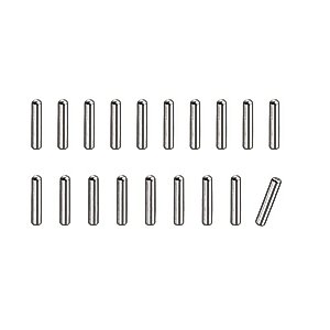 Tool parts 0.6x6mm Dowel Pins - 20pcs Round Head Flat Chamfered End Dowel Pin