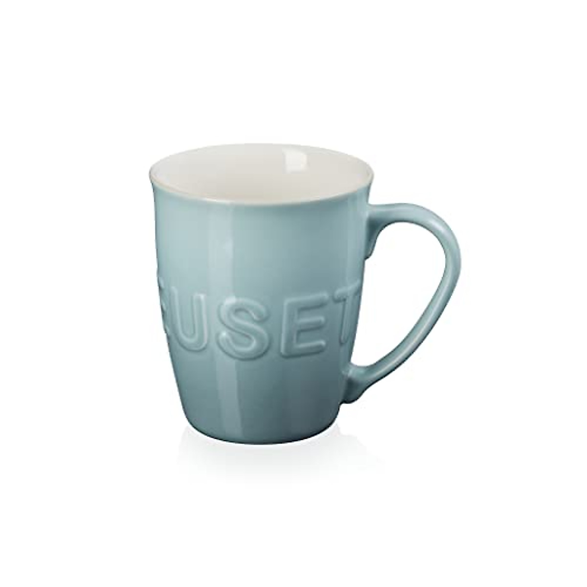 Le Creuset Stoneware 20 oz Extra-Large Logo Coffee Mug, Sea Salt