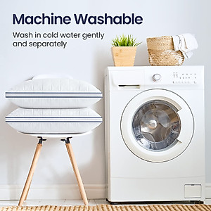 BedStory Pillows for Sleeping,Standard Pillows Set of 2,Cooling Pillows with Mesh Design,Premium Soft Down Alternative Fill Supportive for Back, Stomach or Side Sleepers