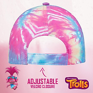 DreamWorks Girls Trolls Poppy Baseball Cap - Age 4-7 Pink