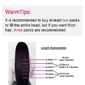 Straight Human Hair Clip in Hair Extensions for Black Women 100% Unprocessed Full Head Brazilian Virgin Hair Natural Black Color,8/Pcs with 18Clips,120 Gram (18inch, Straight hair)