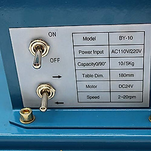 CNCEST Rotary Welding Positioner Turntable Equipment 10KG/5KG Portable Welder Positioner Turntable Machine Chuck Annular Weld