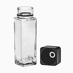 Normcore 6 Tubes Single Dose Espresso Bean Cellars, Coffee Beans Storage Tube Vial Vault with One-Way Exhaust Valve, Glass Coffee Bean Capsules with Display Stand and Funnel