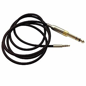 Upgrade Headphone Cord Replacement Audio Cable Compatible with Skullcandy Hesh, Hesh 2, Hesh3, Crusher, Grind Headphones 3.5mm to 3.5mm Male and 6.35mm Adapter 1.2meters/4ft