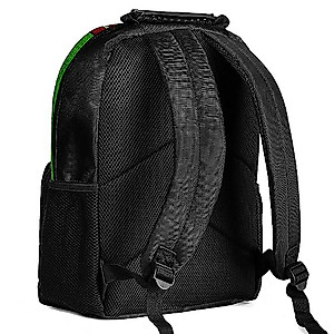 Lithuanian Flag Laptop Backpack Lightweight 16 Inch Travel Backpack Shoulder Bag Daypack for Men Women