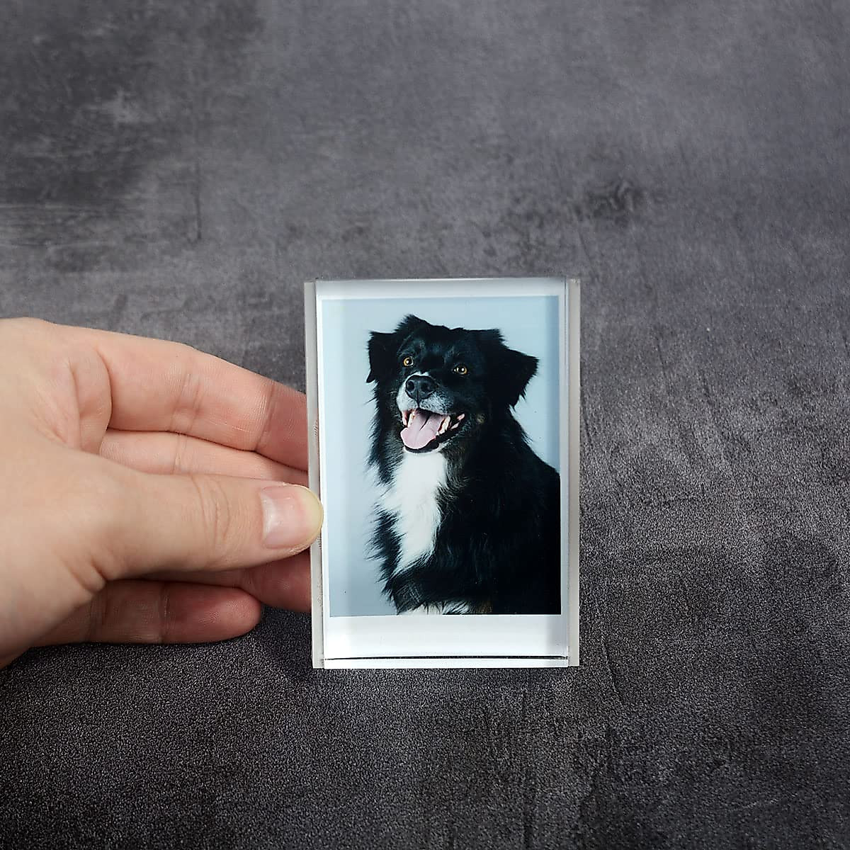 LAGIPA Polaroid Picture Frames, Instax Mini Frame for Photo, Small Picture Frames 2x3, Acrylic Polaroid Frames Desktop, Wallet Size Picture Frame For Fujifilm Polaroid Film (3 Pack)