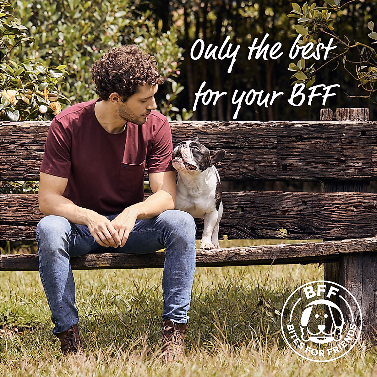 BFF Dog Chews Variety Pack (200 g) - Natural Dog Treats -Rawhide-Free Healthy Dog Chews - Combo Bag with six Different Delicious Treats for Small, Medium and Large Breeds - (aprox. 20 Pieces)