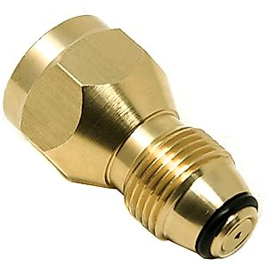 YOUHO Propane Tank Adapter Universal Safest Propane Refill Adapter for Throwaway Disposable Bottle - 100% Solid Brass Regulator Valve Accessory for All 1 LB Tank Small Cylinders