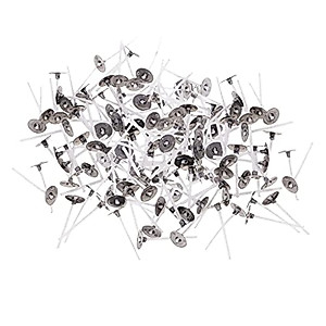 100pcs Heart Tea Light Cups W/Candle Wick for Scented Candles