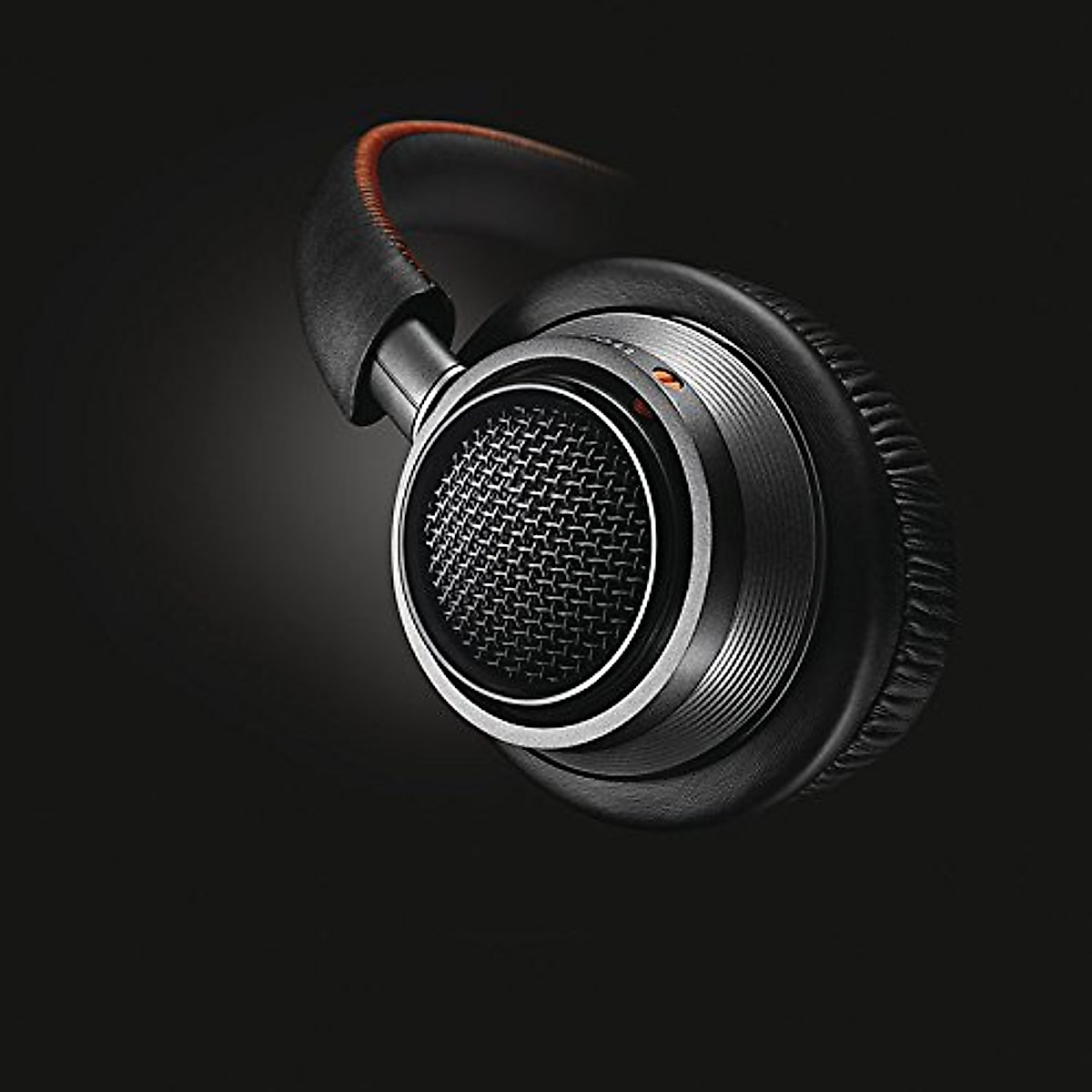 Philips Fidelio L2 Over-Ear Premium Portable Headphones with in-line Mic, Noise Isolation, Hi-Res - Black/Orange (L2BO)