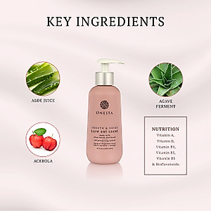 Onesta Hair Care Plant Based Smooth and Shine Blow Dry Crème Hair Protector, 8 Ounces (Pack of 1)