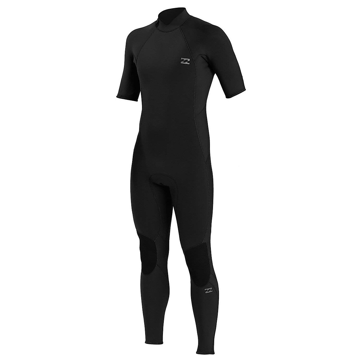 Billabong Mens 2/2mm Absolute Back Zip Short Sleeve Fullsuit - Black | S