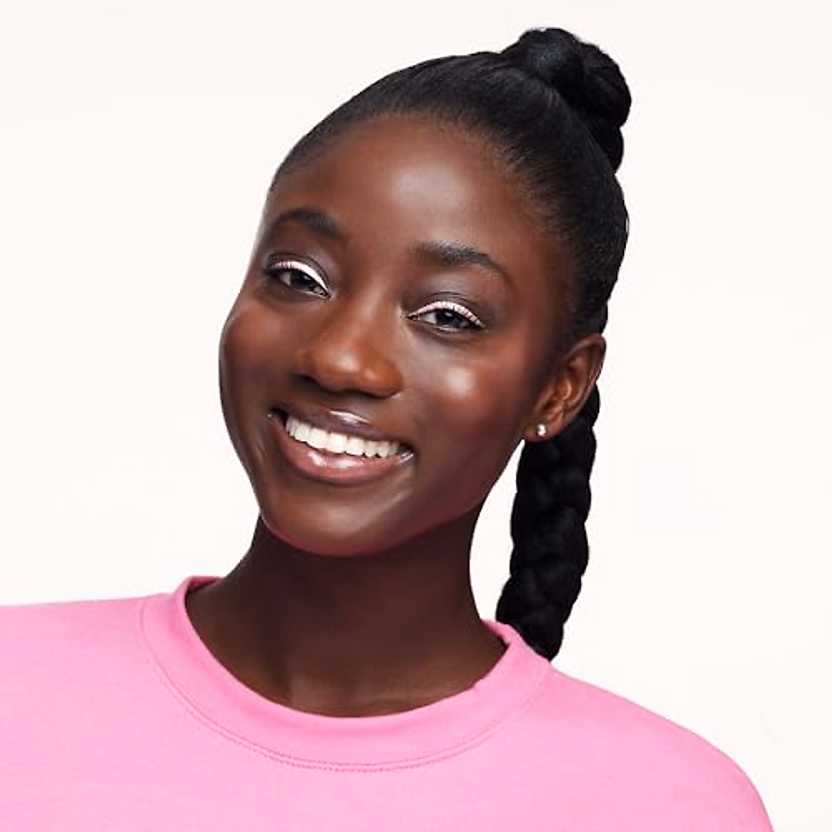 essence | Luminous Eye Tint Liquid Shadow | Dries Like a Powder with a Shimmery, Smudge-proof Finish | Vegan & Cruelty Free (01 Dazzling Rose)