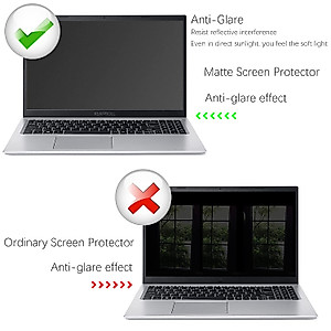 3 Pack Anti Glare Screen Protector for 13.3" Samsung Galaxy Book Flex2 /Flex/Alpha,Galaxy Book Pro/ Book lon/ Book S,Galaxy Chromebook 2, Notebook 9 Pro / Notebook 7 Series Laptop (13.3 inch)Anti Fingerprint Shield