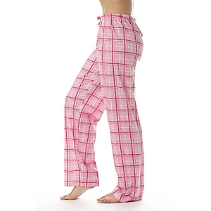Just Love Women Plaid Pajama Pants Sleepwear 6324-PNK-10281-L