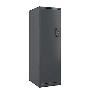 Hirsh Industries Space Solutions Metal 4 Shelf Personal Storage Locker Cabinet, Charcoal, Fully Assembled