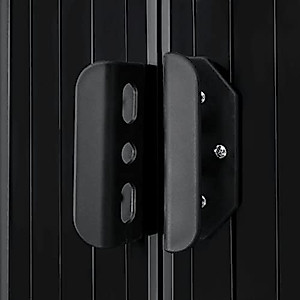 vidaXL Garden Storage Unit Gray Metal Patio Outdoor Garden Shed Bike BoxTools