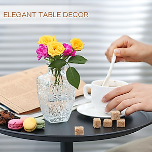 BIGIVACA Set of 30 Clear Bud Vases for Wedding Centerpieces and Table Decor