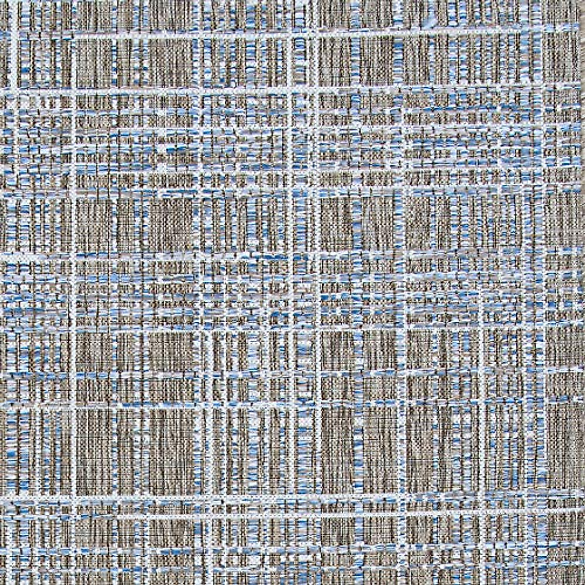 Couristan Charm Ohe Indoor/Outdoor Area Rug, 7'10" Round, Sand Light Brown-Ivory