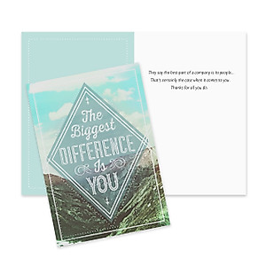 Hallmark Business (25 Pack) Assorted Employee Appreciation Cards (Star Qualities) for Customers, Employees, Clients, Members, Groups, Associations, Organizations, Churches, Patients, Staff