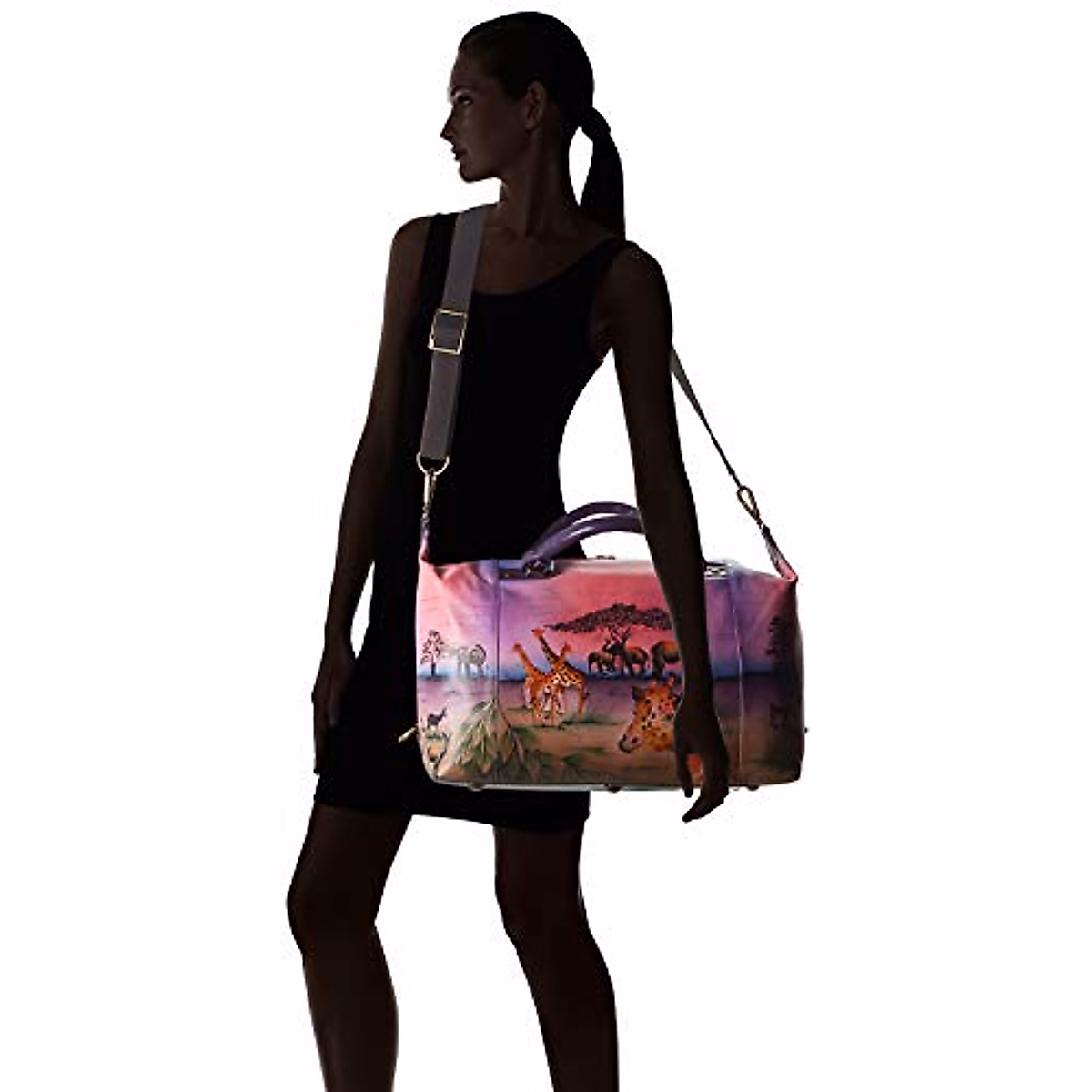 Anna by Anuschka Medium Shoulder Hobo, Serengeti Sunset