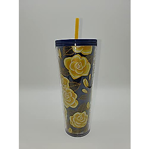 Starbucks Yellow Rose of Texas Plastic 24oz Cold Cup