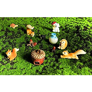 HYG Miniature Fairy Garden Accessories, Figurines, Landscape Set Selected Fairy Garden / Mini Figurines Kits, Potted Horticulture Ornaments Garden Decoration