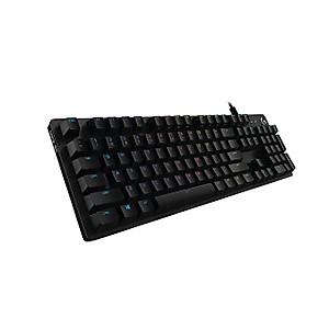 Logitech G512 SE Lightsync RGB Mechanical Gaming Keyboard with USB Passthrough - Black