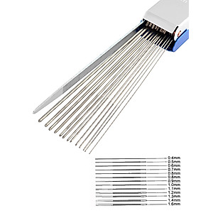 Holmer Guitar Nut Slotting File Saw Rods Slot Filing Set Needle File Set Luthier Replacement Tools Tip Cleaner Files.