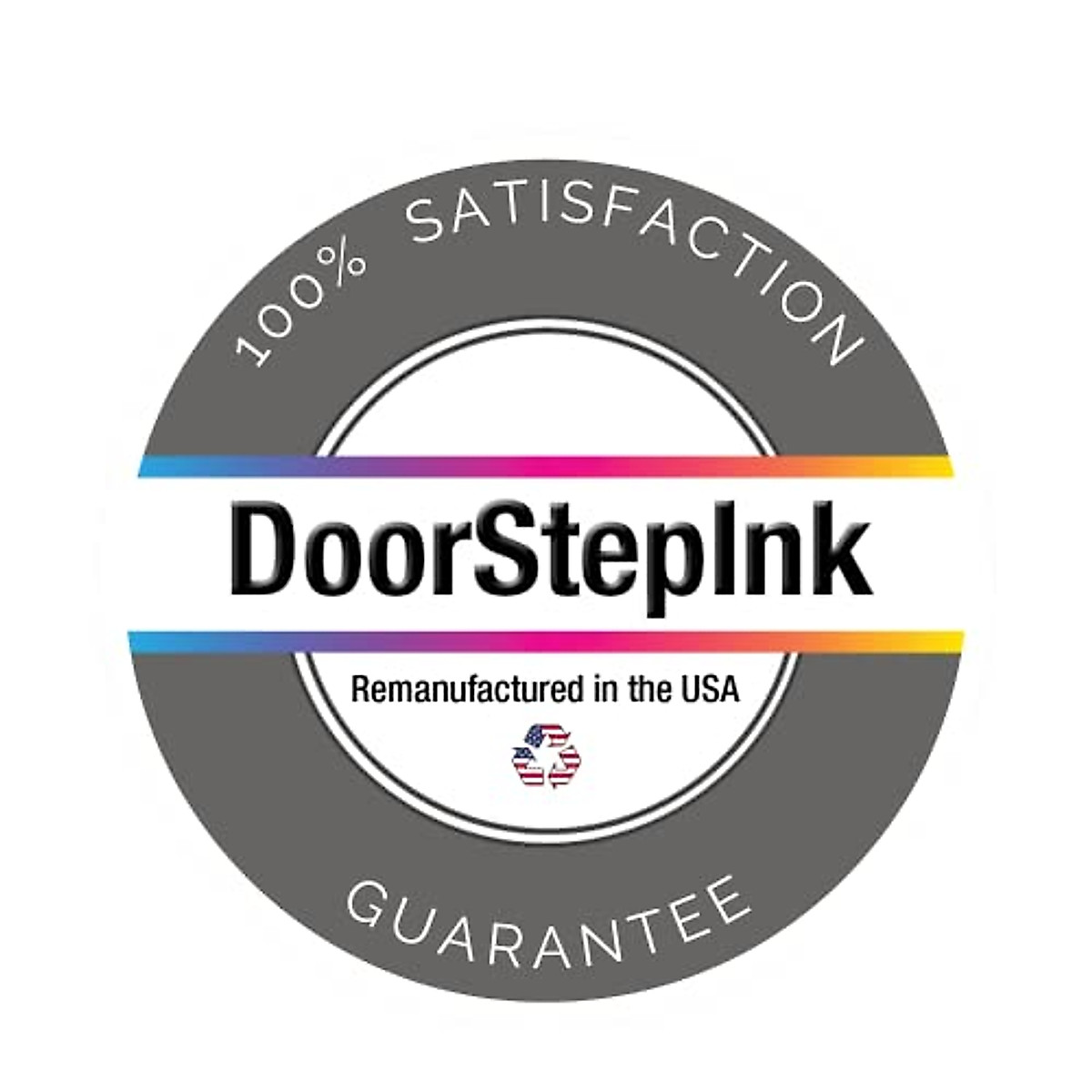 DoorStepInk Remanufactured in The USA Ink Cartridge Replacements for HP 60XL 60 XL (CC641) Black MICR for HP DeskJet D1660, D2530, D2545, D2560, D2660, D2680, D5560