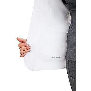 Healing Hands White Lab Coat 5 Pocket 5160 Flo Full Sleeve Women's Consult Lab Coat The White Coat Minimalist Collection White XS