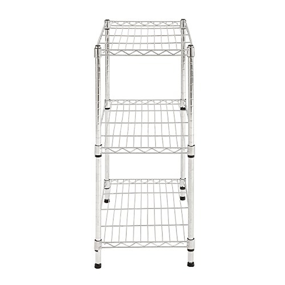Sandusky WS241430 Wire Shelving, 24" Width x 30" Height x 14" Depth, 3 Shelves, Chrome