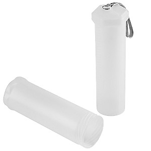 FUNSUEI 6 PCS Extendable Plastic Paint Brush Case, Watercolor Brush Storage Case, Paint Brush Holder Tube, Long Paintbrush Holder Organizer for Drawing Tools and Makeup Brushes, 8.5-14.96 Inches Long