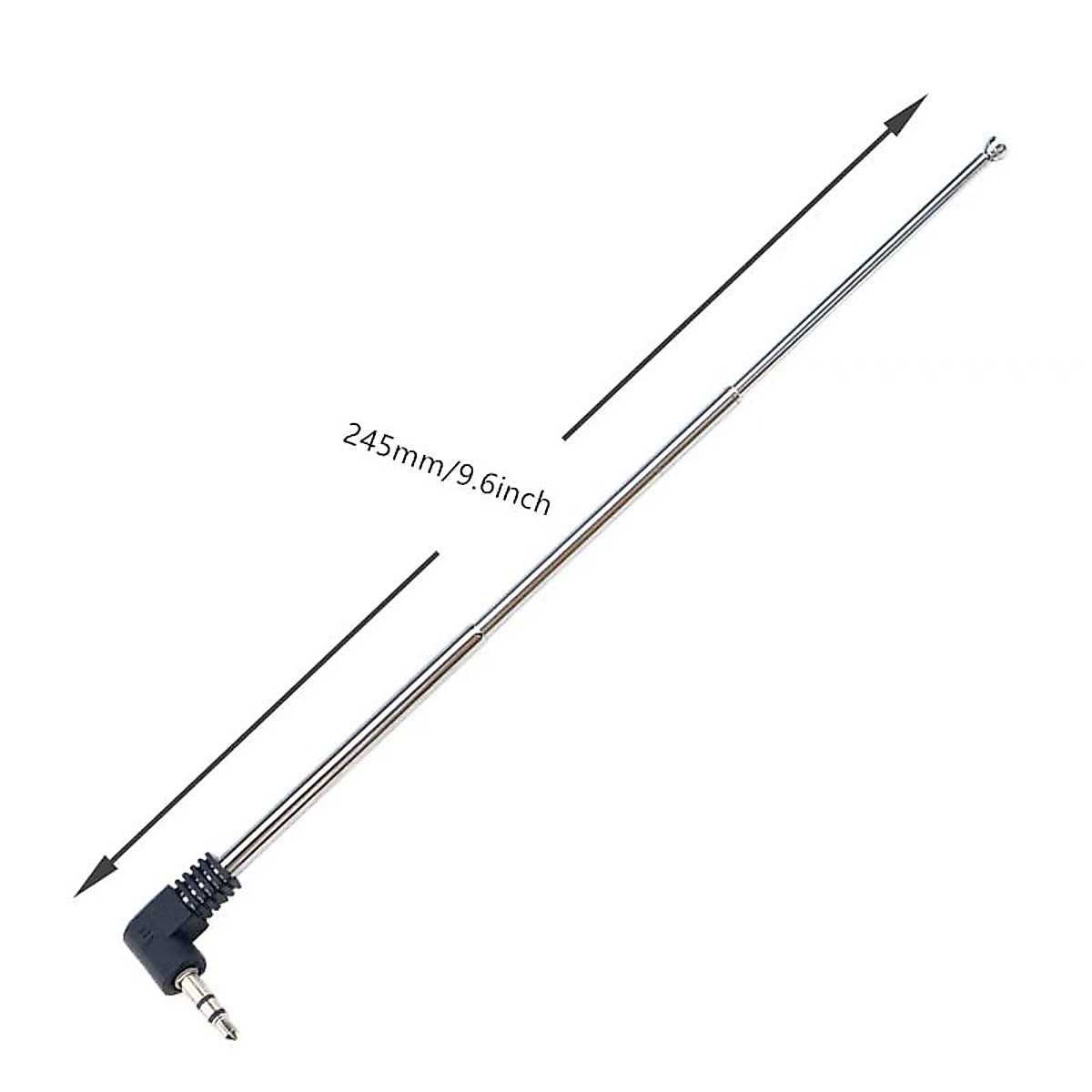 Mini FM Radio Antenna 3.5mm Male Telescopic FM Antenna 3-Pack Compatible with Portable Radio Indoor Stereo Receiver AV Audio Video Home Theater Receiver Mobile Cell Phone Bose Radio