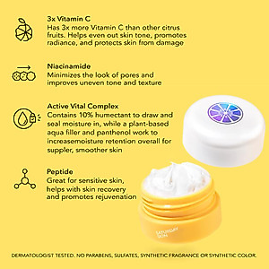 Saturday Skin Yuzu Eye Balm Vitamin C Wide lluminating Under Tight Eye Cream Korean Niacinamide Caffeine for Wrinkles Puffy Eyes Dark Circles Moisturizing Hydrates Anti Aging for Women (15ml)