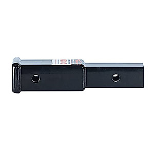 Towever 84332 Trailer Hitch Extender 2 Inch Receiver Tube Extension, 7 inches Length, 3500 lbs. GTW