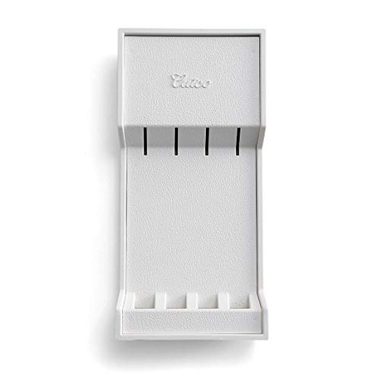 Cutco Table Knives Set of Four with Tray, Four of Cutcos Knife in a Dishwasher-safe Tray, 8.4 Inch Long, 3.4 Inch Double-D Serrated Edge Blades with 5 Inch Classic Brown Handles