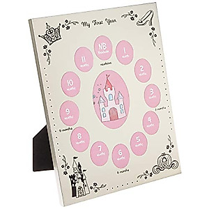 Disney Girls My First Year Photo Frame Pink
