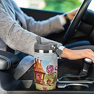 SYJTGDE Large Capacity Car Cup Candy Land_76682316 Fashionable Upgrade Car Cup Advanced And Beautiful Travel Cup