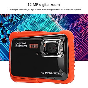 Vifemify Children Digital Camera,2 Inch Waterproof Children Camera HD Digital Kids Camera for Boys Girls Birthday Gift (Black)