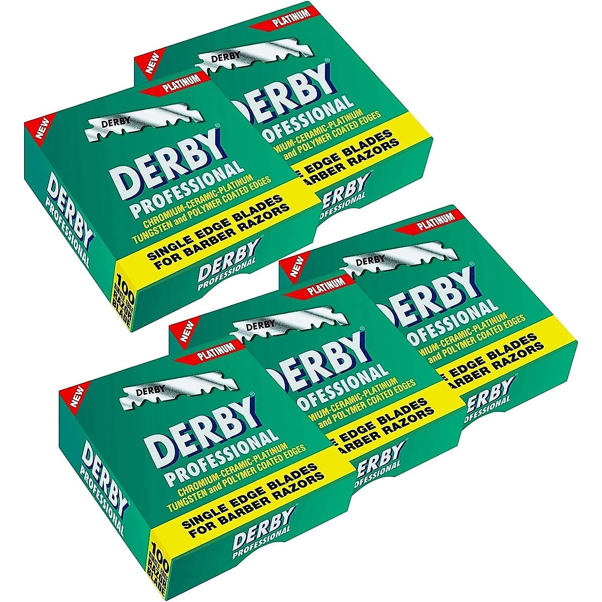 500 "Derby Professional" Single Edge Razor Blades for straight razor
