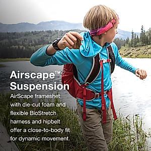 Osprey Talon Jr Boy's Hiking Backpack , Stealth Black