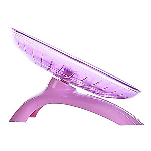 lizhi Flying Saucer Exercise Wheel for Small Pets Hamster Jogging Running Silent Spinner Hamster (Pink)