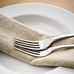 Csinos Dinner Forks Set,304 Stainless Steel Forks Table Flatware for Steak, Salad, Pasta, Set of 6