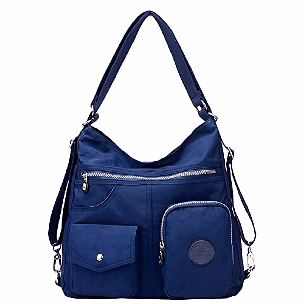 Women's Tote Canvas Retro Bag Clutch Bag Crossbody Shoulder Bag Handbag Solid Color Muti Pocket Shopping Purse