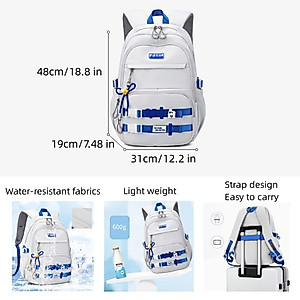 MITOWERMI Backpack for Girls Boys Lightweight Kids Backpack for Elementary School Bookbags pink