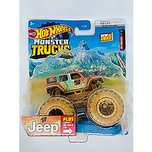 Hot Wheels Monster Trucks - '18 Jeeps Wrangler Unlimited - Off-Road Race 5/5 - 75/75 - Orange - Mud - 2022